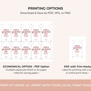 Editable Appreciation Gift Tag, Printable Thank You (digital Download ...