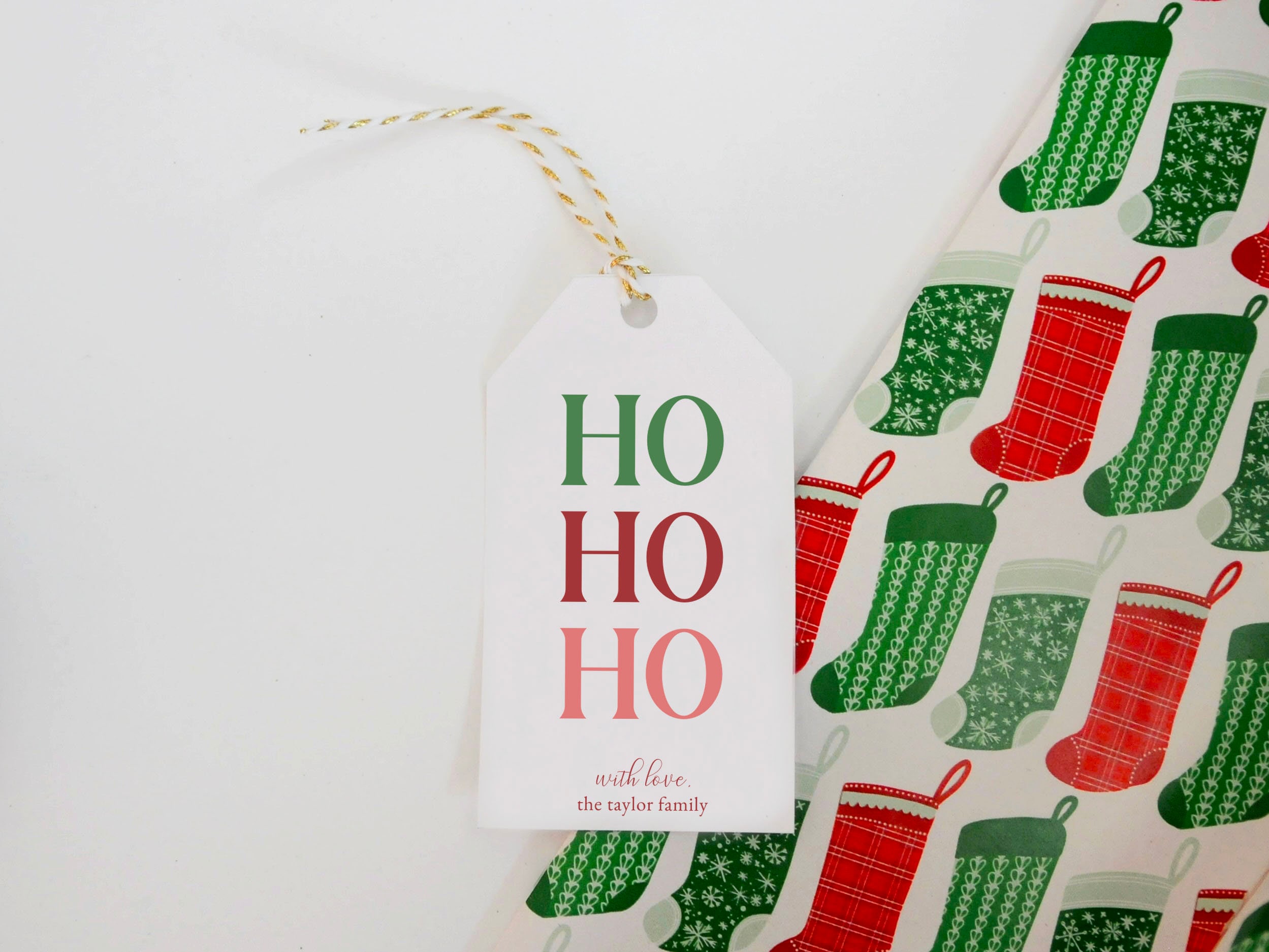 PRINTABLE Festive Holiday Gift Tags, Printable Christmas Gift Tags for ...