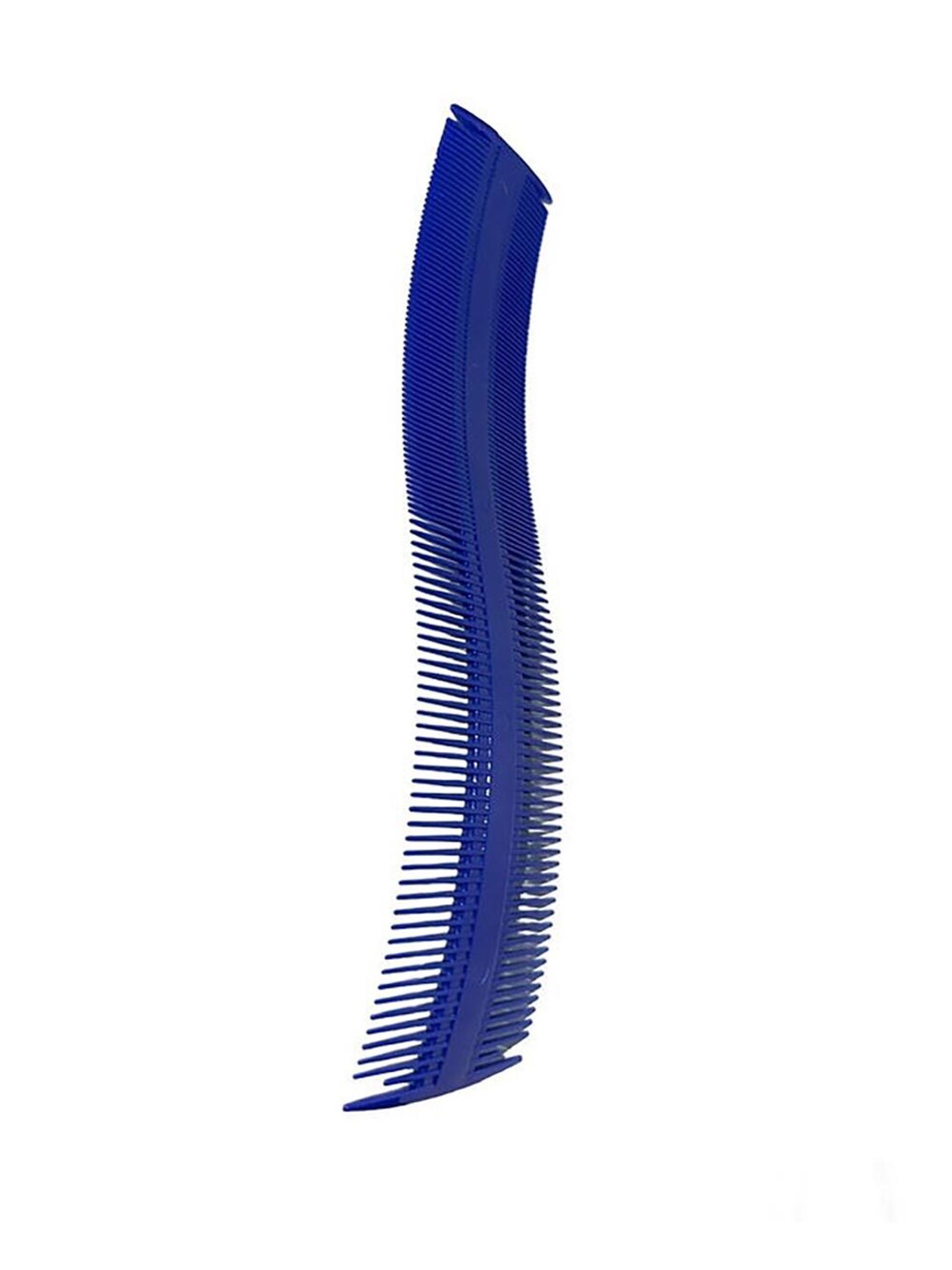Blue Curved Comb: Detangling & Styling for All Hair Types - Etsy