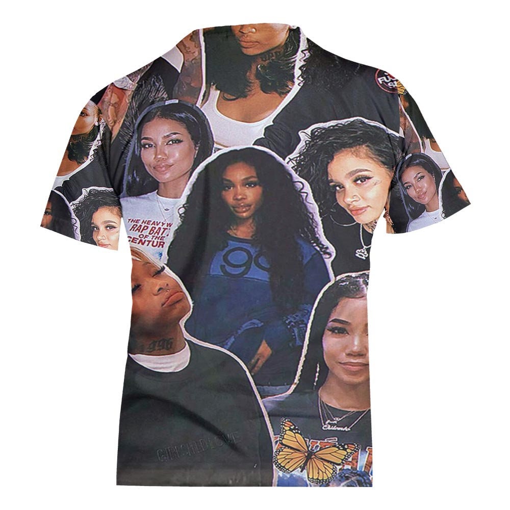 SZA 90s Vintage Collage Art 3D Shirt sold by Ivan Pereira | SKU ...