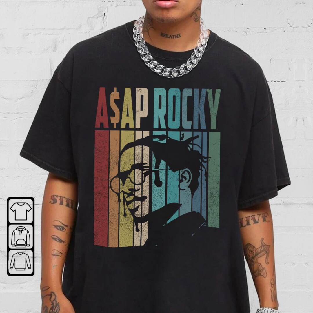 ASAP Rocky Shirt ASAP Rocky Retro Tee Hip Hop Shirt ASAP - Etsy