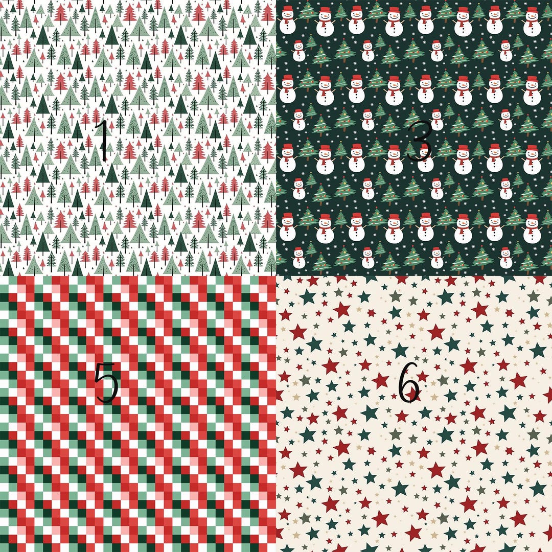 Christmas Fabric-christmas Patter Cotton Fabric by the Yard - Etsy