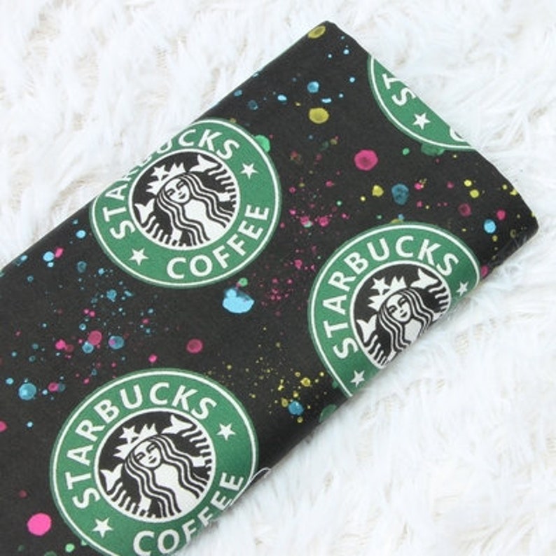Starbucks Coffee Fabric Anime Cotton Fabric by the Half Yard - Etsy