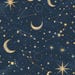 Celestial Constellation Pattern Cotton Fabric, Sold by the Half Yard - Etsy