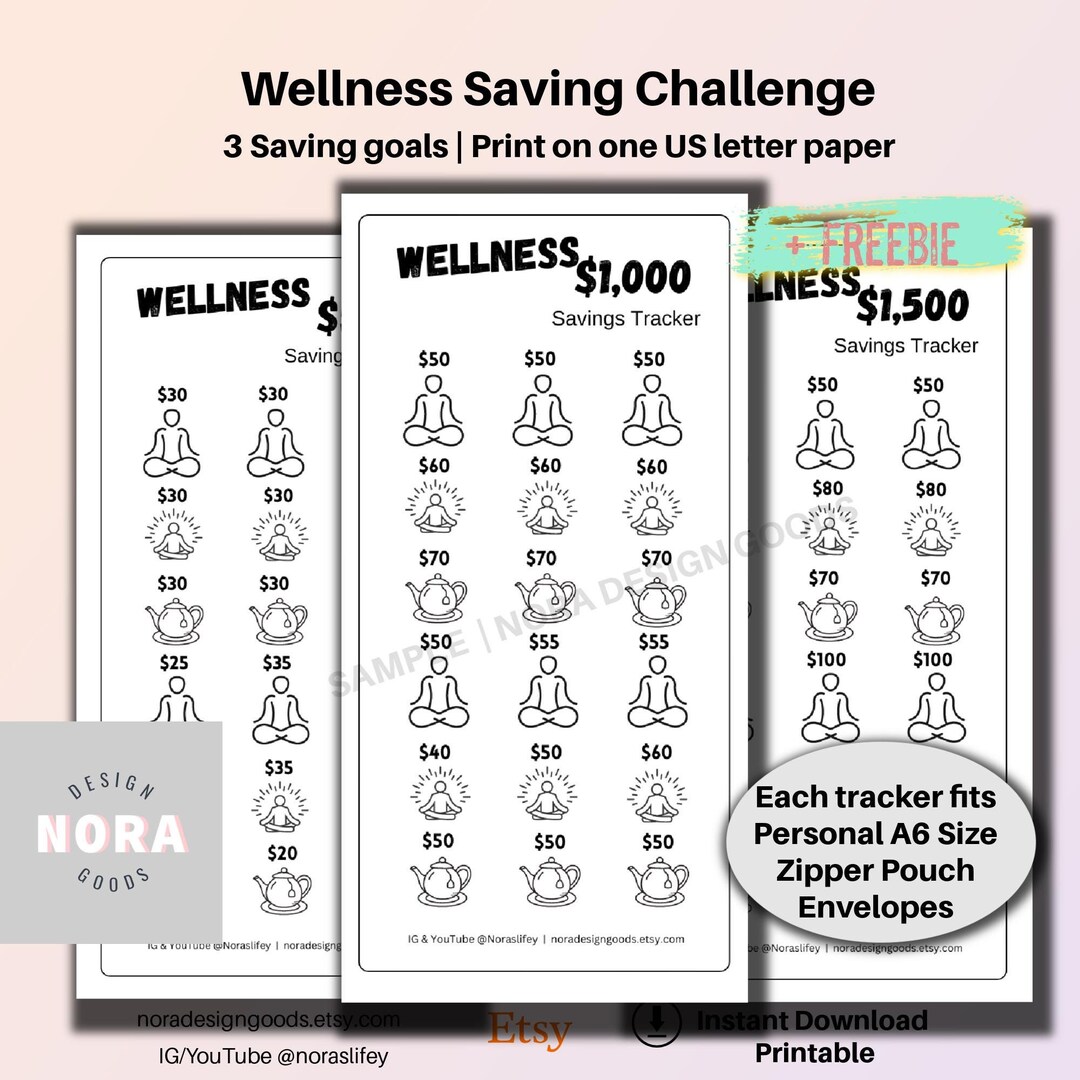 Botox Funds Saving Challenge Printable PDF House Expenses Saving ...