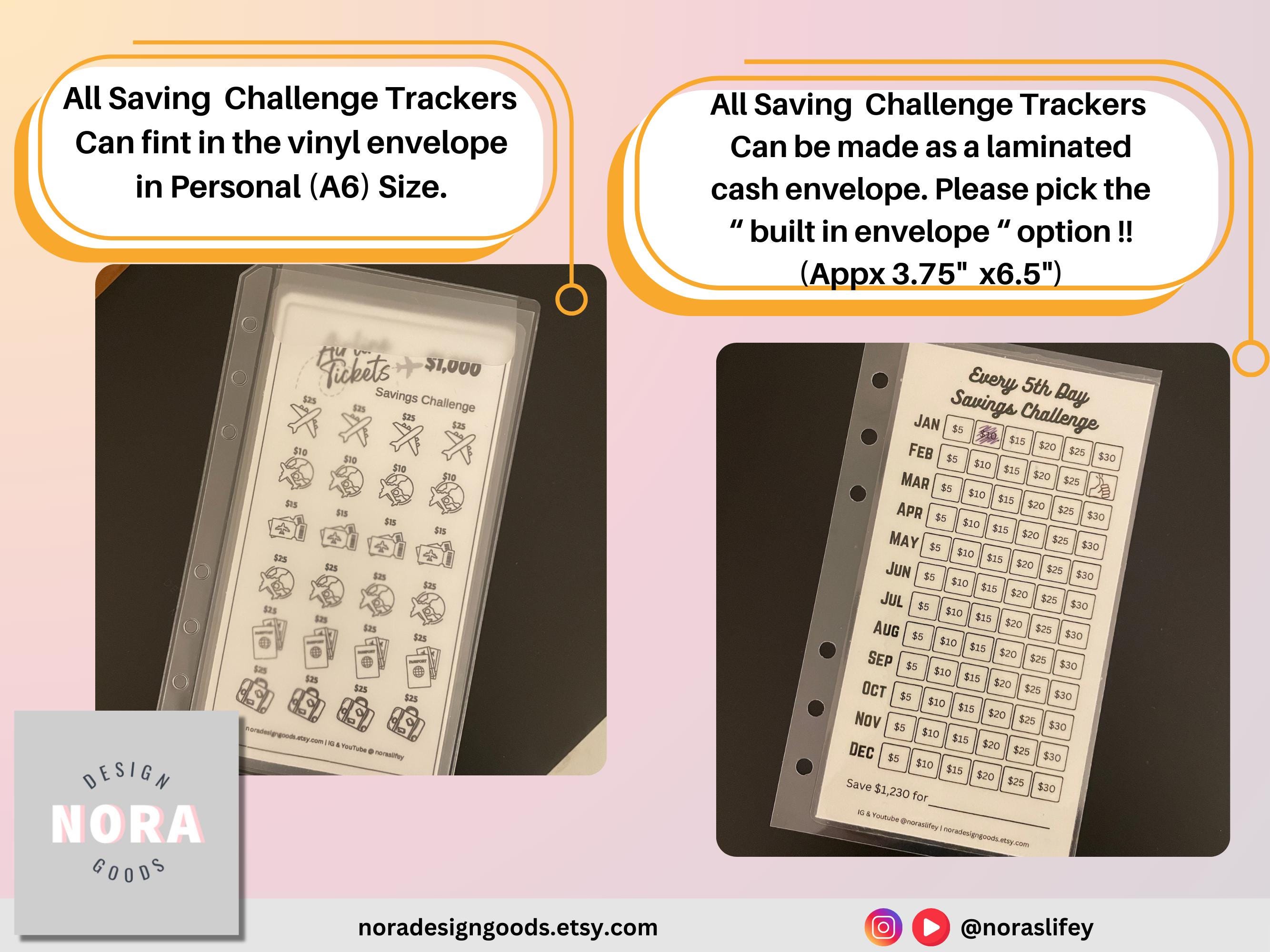 Autumn Savings Challenge Tracker: Laminated A6 Budgeting - Etsy
