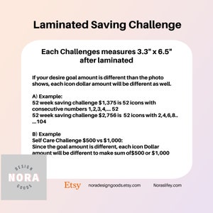 Miscellaneous Funds Saving Challenge Tracker/food Expenses /groceries ...