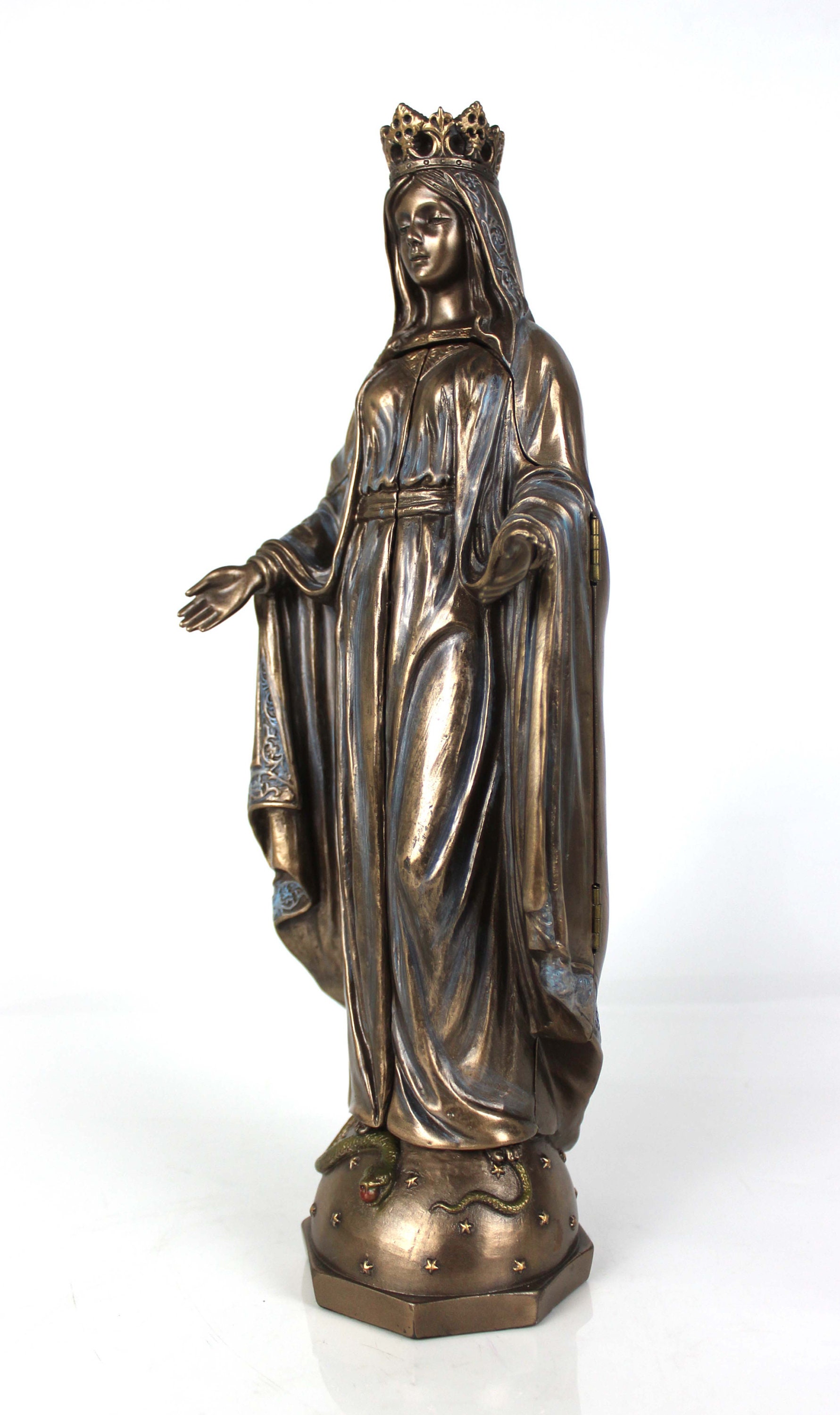 Mother Mary Statue Figurine, Triptych Sculpture of Pieta, Virgin Mary ...