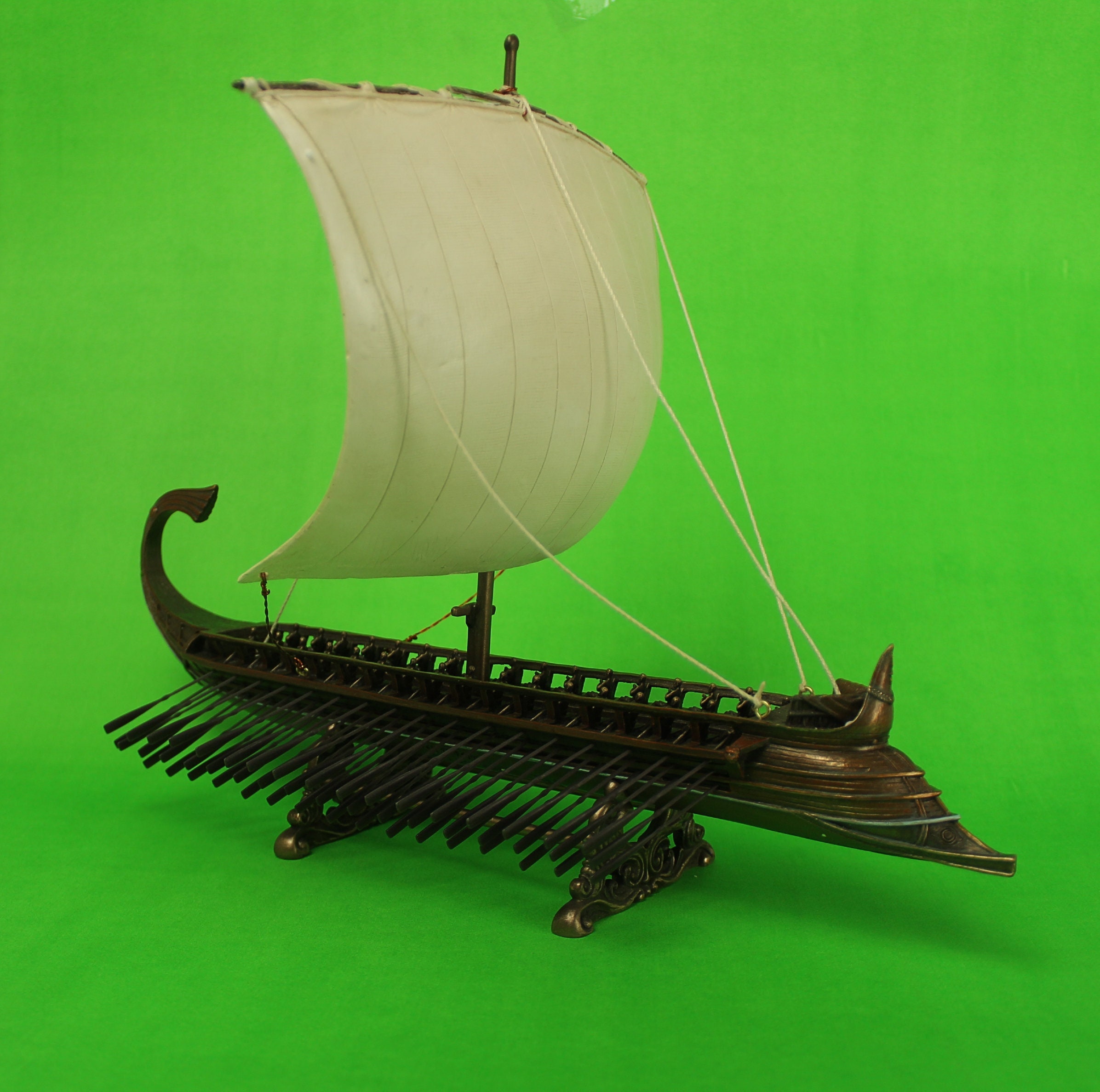 Greek Trireme Ancient Boat of the Phoenicians Ancient - Etsy