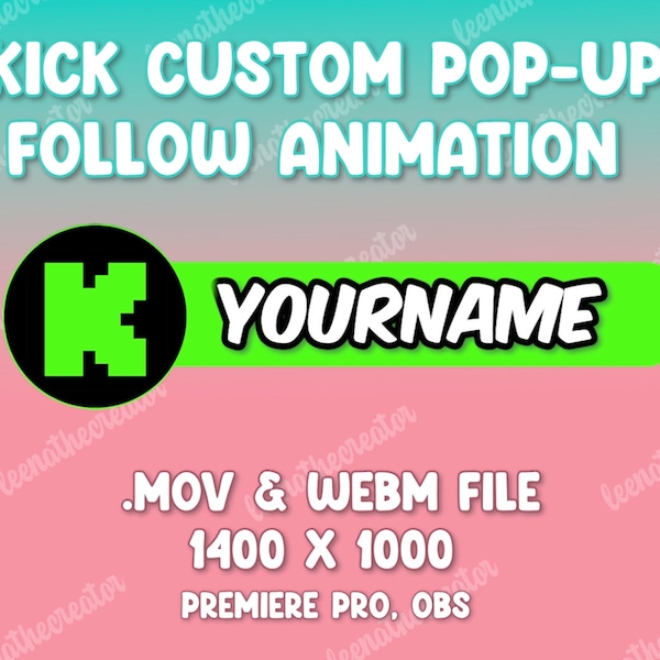 Kick Overlay Obs - Etsy Australia