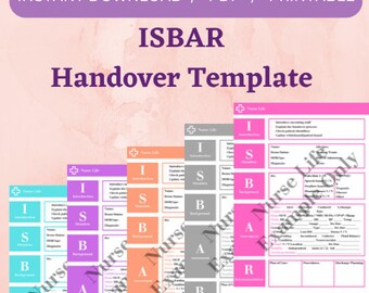 Nursing Handover Template, Bedside Handover Sheet, Clinical Nursing ...