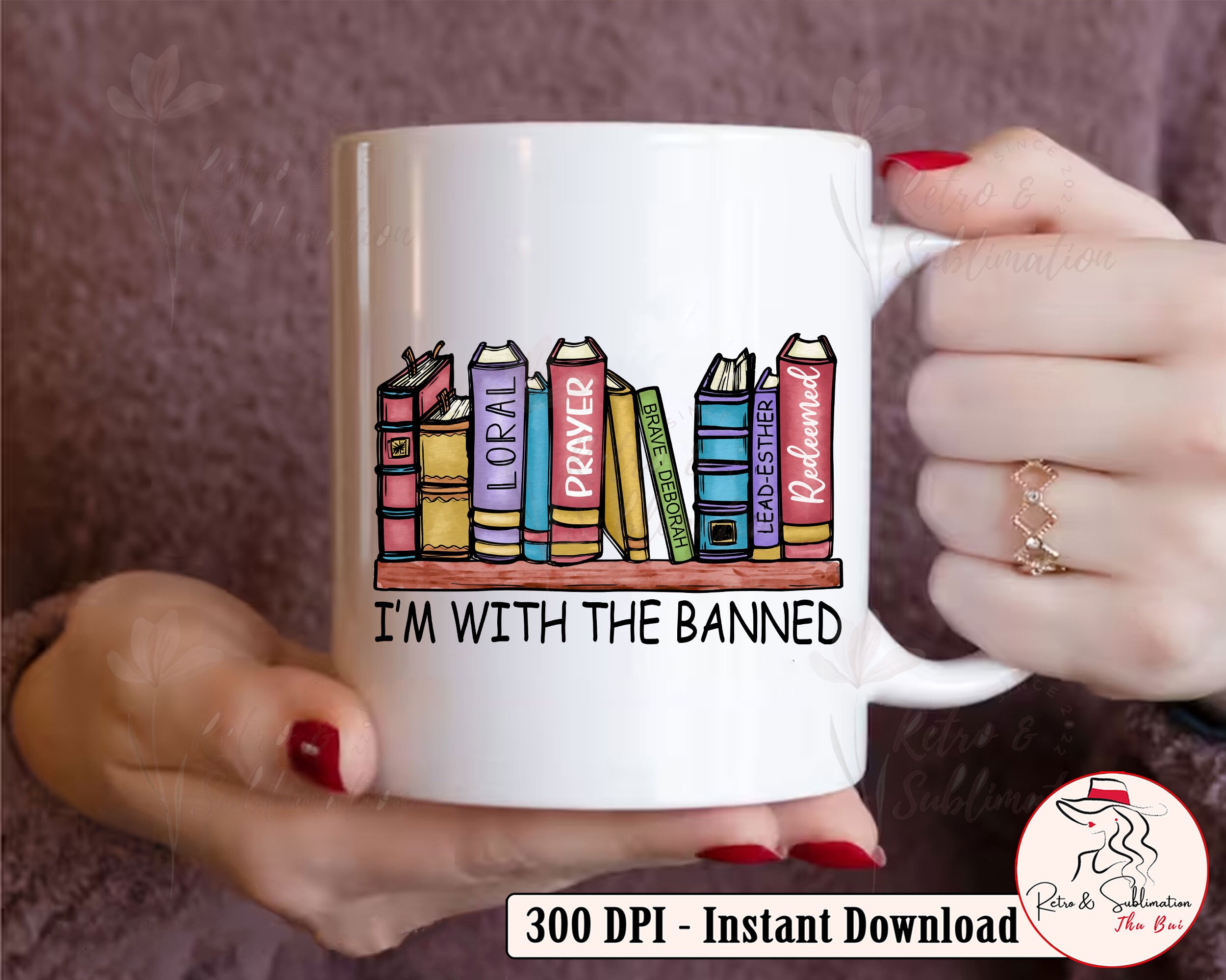 I'm With the Banned Png, Books Png, Teacher Png, Books Design ...