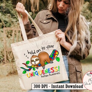 Uniqueness Sloth Autism Png ,autism Sloth Png, Autism Awareness Png ...