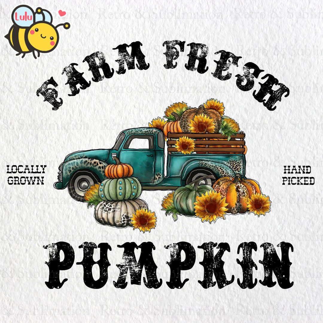 Farm Fresh Pumpkin Western Fall Png, Thanksgiving Png, Western Pumpkin ...