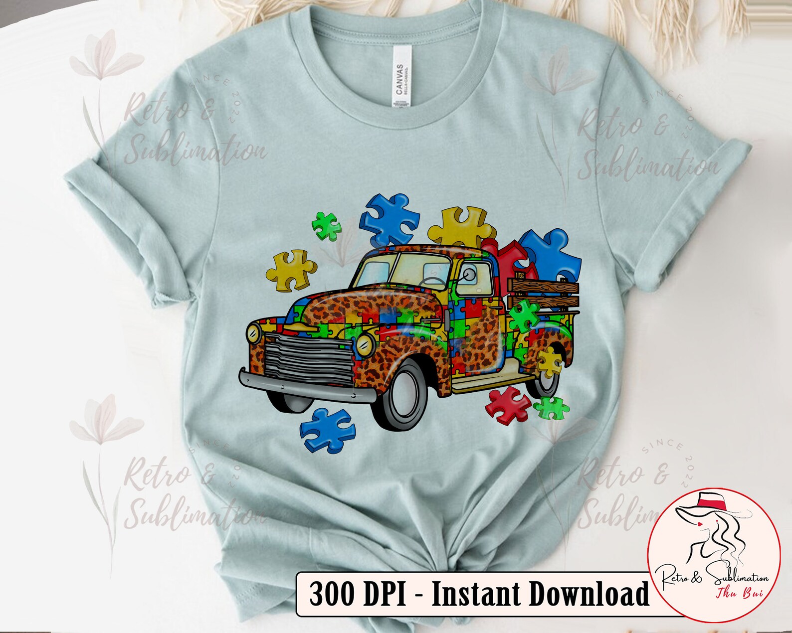 Autism Awareness Truck Png Autism Ribbon Autism Awareness - Etsy