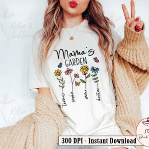 Personalization Mama Png, Flower Png, Mothers Day Png, Floral Mama's ...
