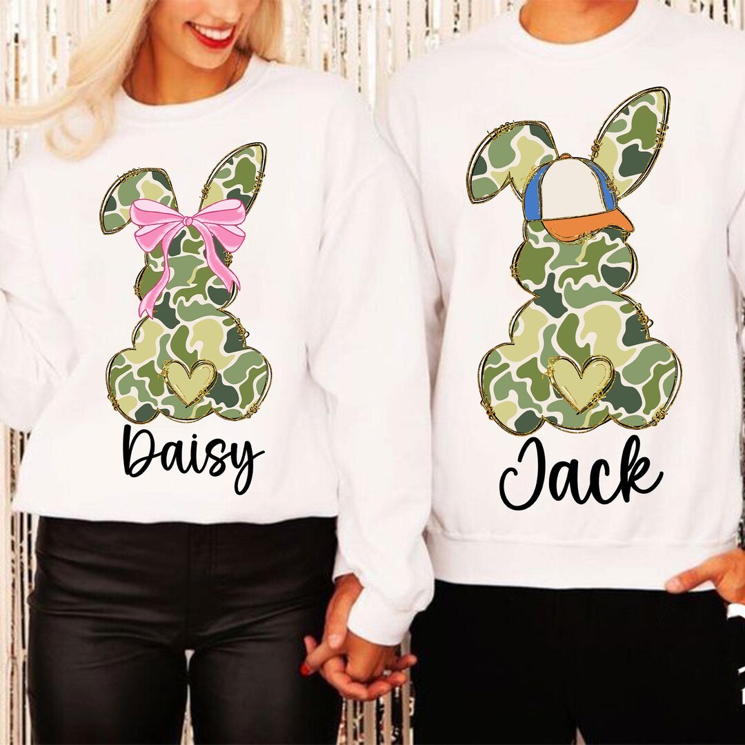 Personalized Easter Day Png, Easter Bunny Png, Camo Bunny Png, Easter ...