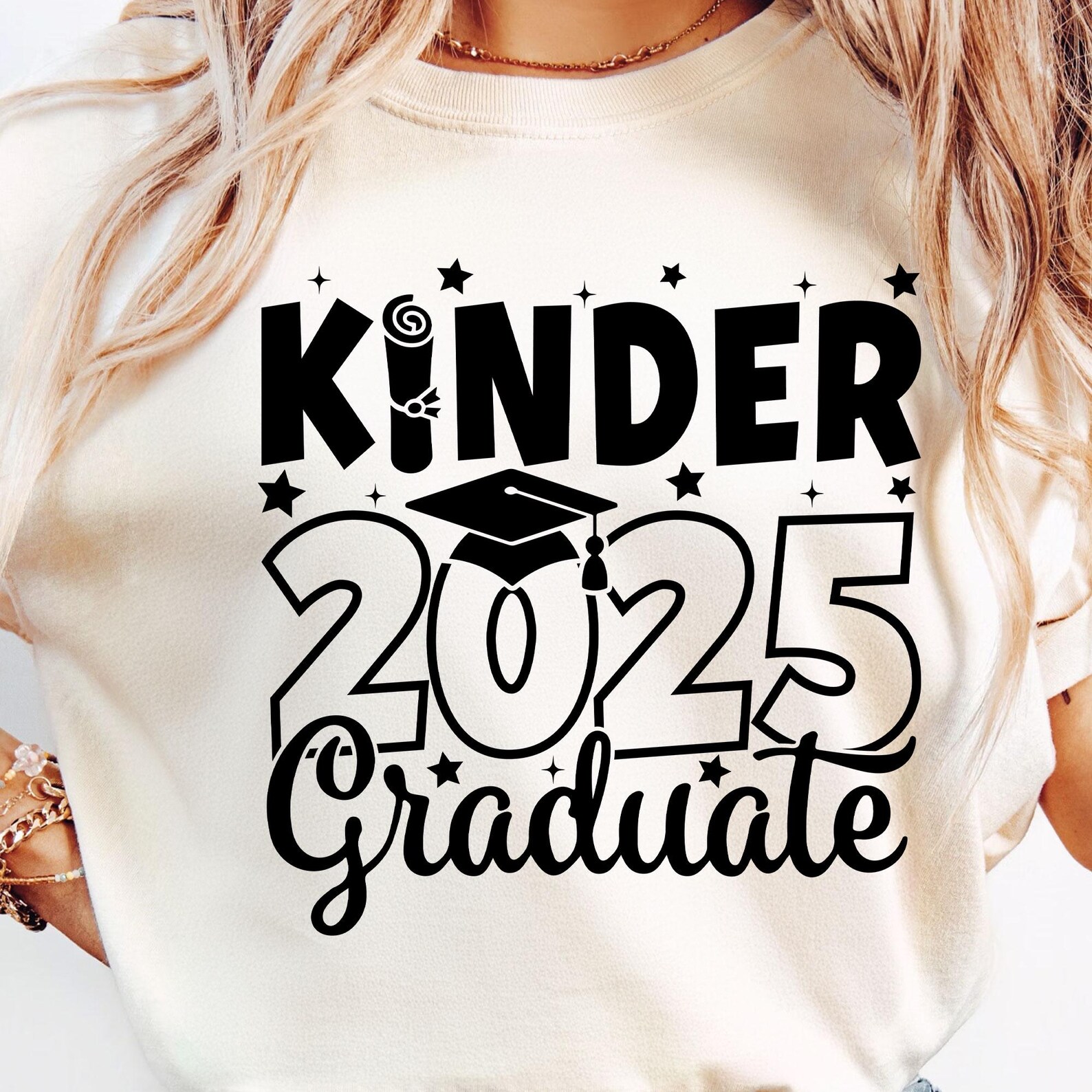 Kinder 2025 Graduate SVG Design: Proud Senior Mom (digital Download) - Etsy