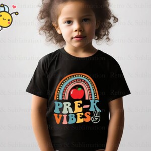 Pre-k Vibes Rainbow Svg, First Day of School Svg, Back to School Svg ...