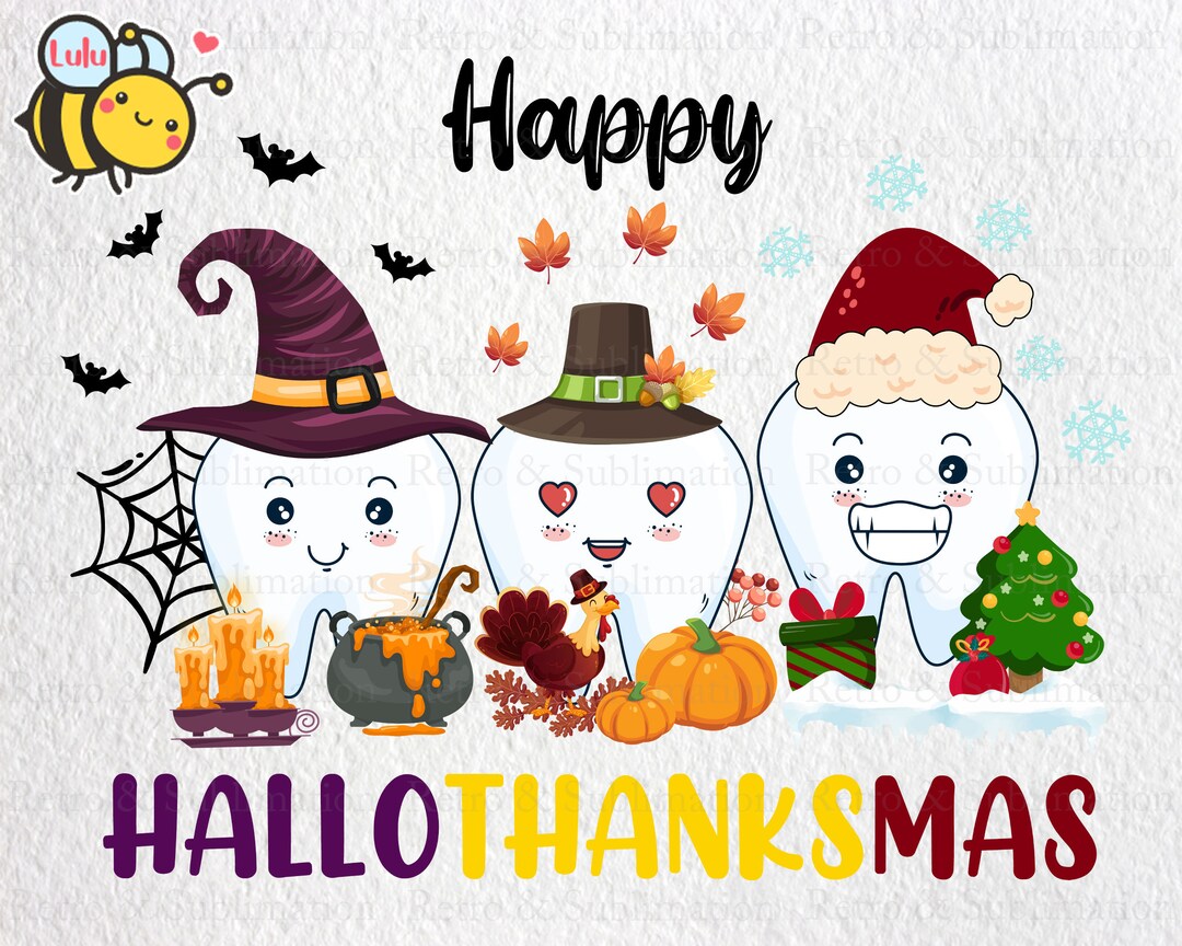 Dentist Happy Hallothanksmas Png, Tooth Hallothanksmas, Halloween Png ...