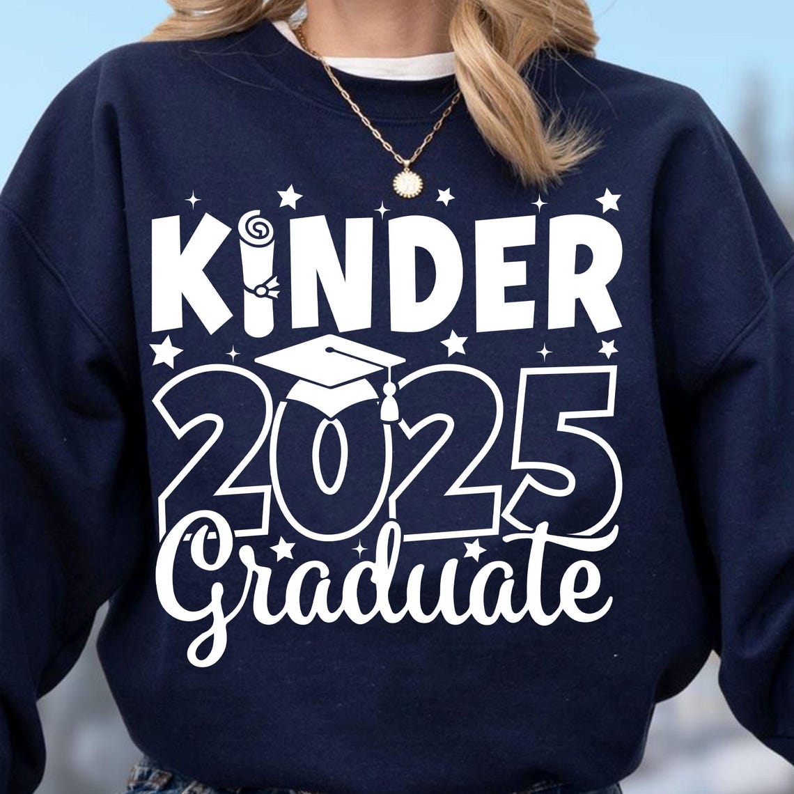 Kinder 2025 Graduate SVG Design: Proud Senior Mom (digital Download) - Etsy