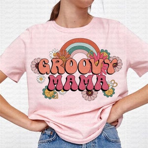 Groovy Mama Png, Mothers Day Png, Groovy Mama Designs, Groovy Mom ...