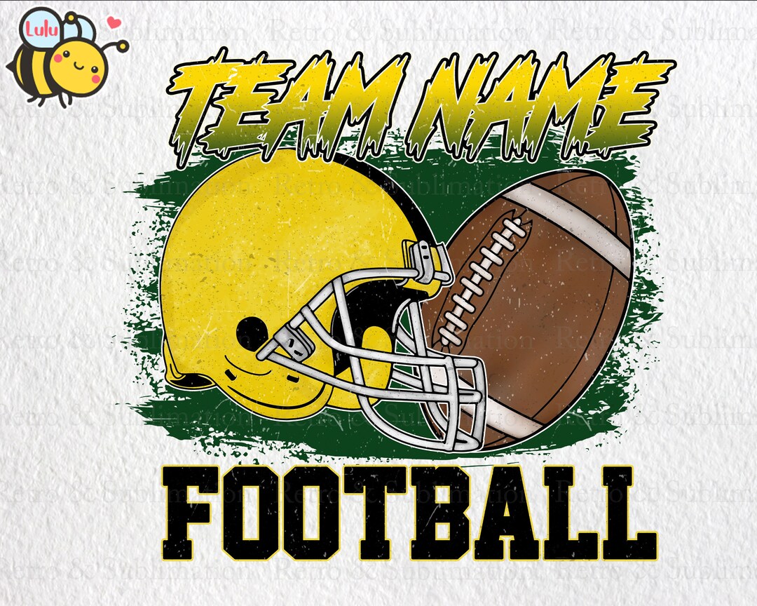 Custom Team Name Png, Sports Team Design, Personalized Football Png ...
