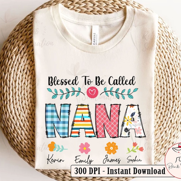 Blessed Nana - Etsy