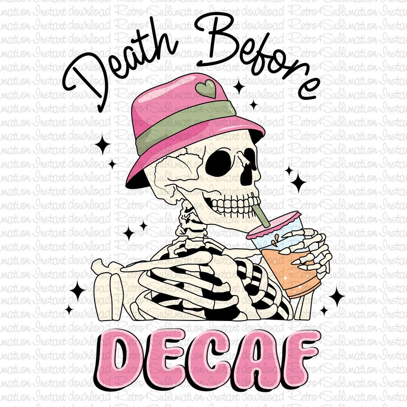 Death Before Decaf - Etsy