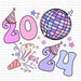 Disco Ball New Year's PNG, Happy New Year 2024 Png, New Year 2024 Png ...