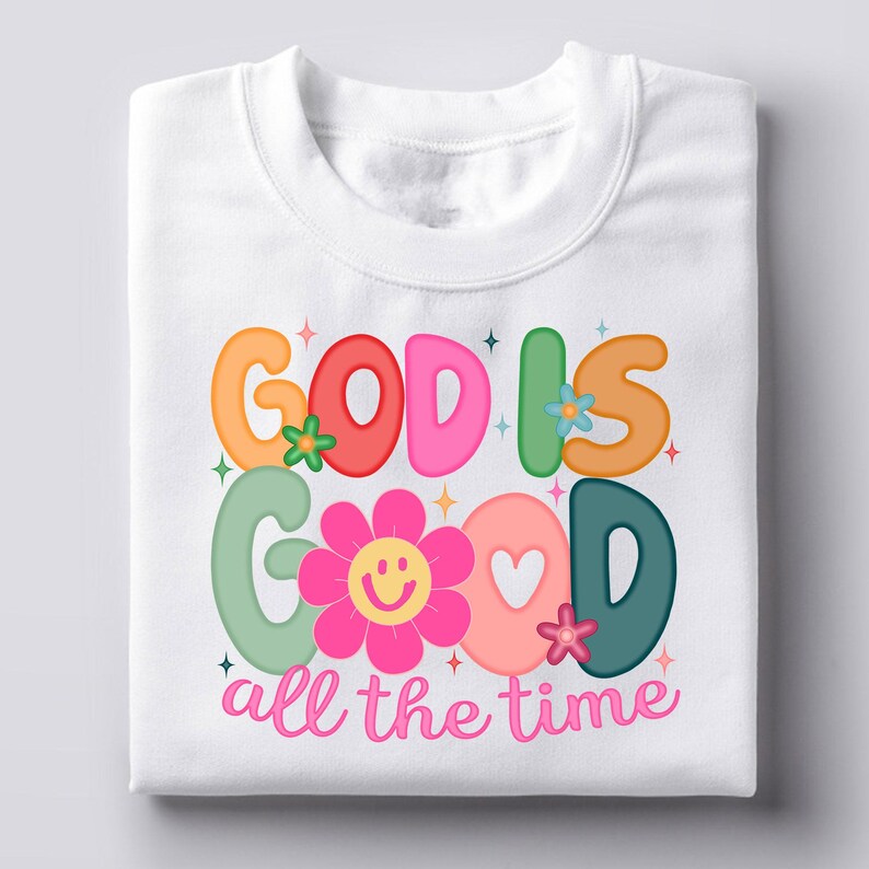 God is Good All the Time PNG, Preppy Png, Christian Png, Boho Hippie ...