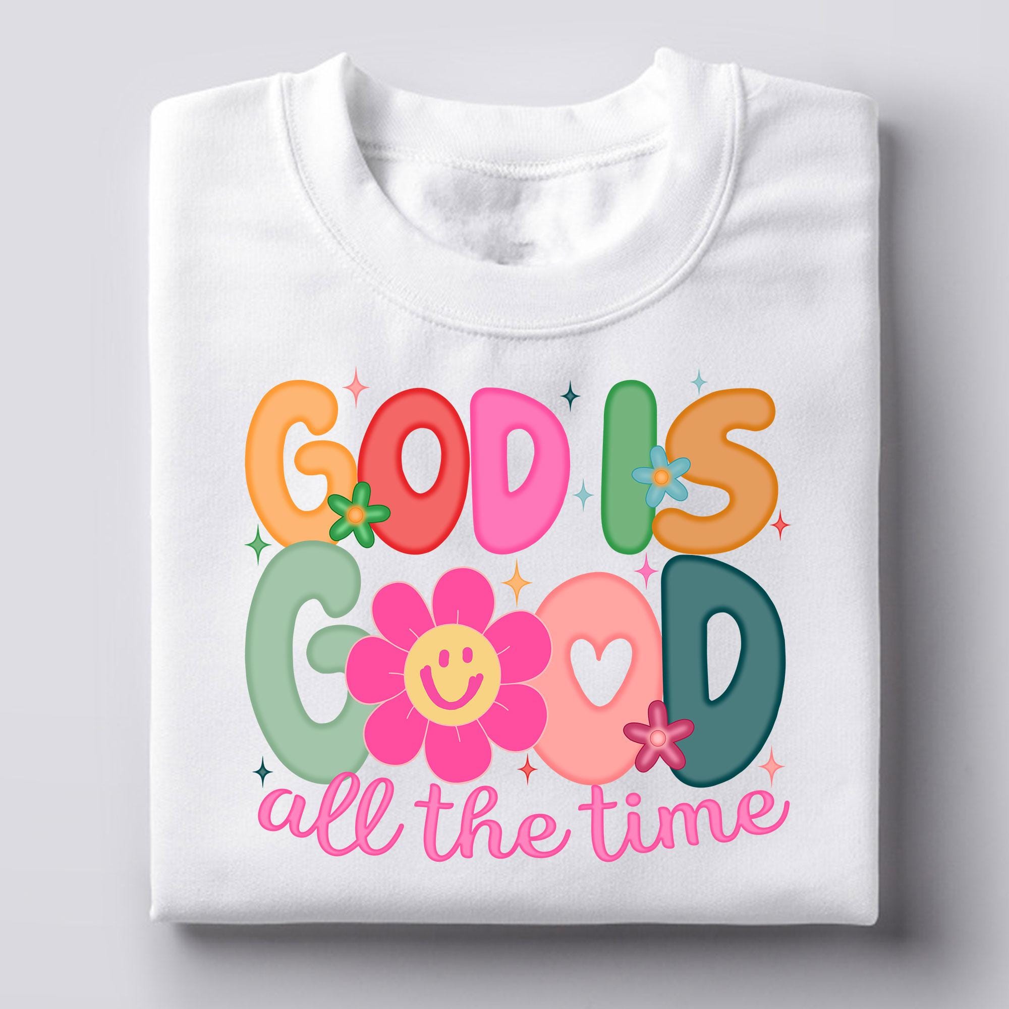 God is Good All the Time PNG, Preppy Png, Christian Png, Boho Hippie ...