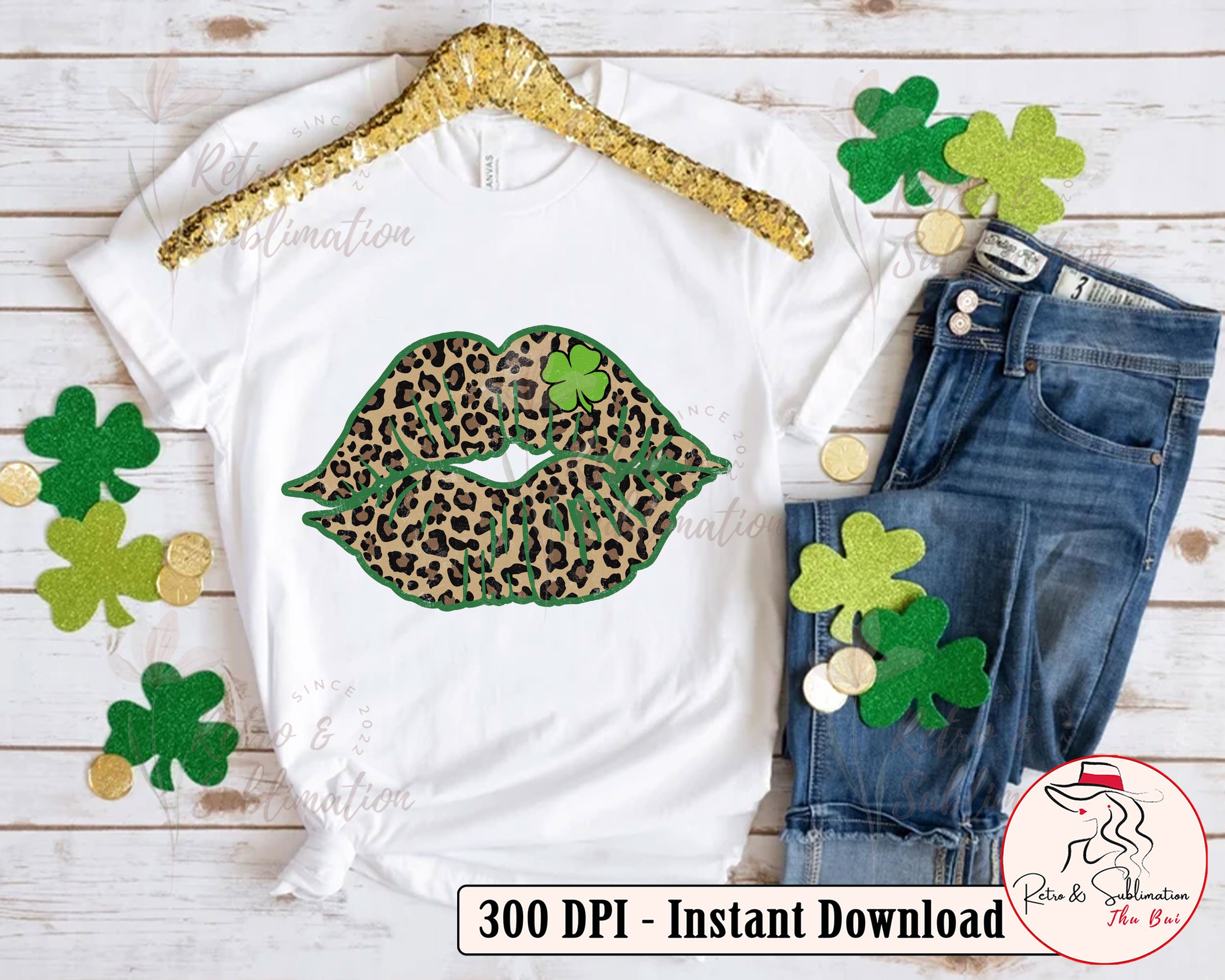 St Patricks Day Leopard Png Saint Patricks Day St Patricks - Etsy