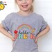 Hello Pre-k Rainbow Svg, First Day of School Svg, Back to School Svg ...