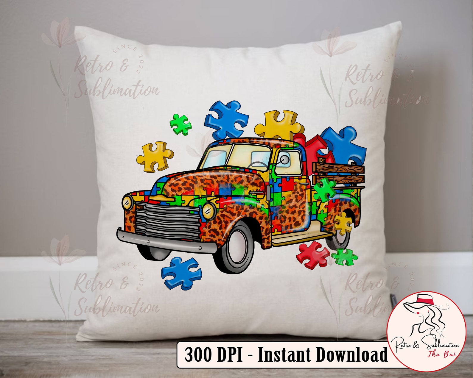 Autism Awareness Truck Png Autism Ribbon Autism Awareness - Etsy