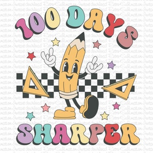 100 Day Sharper SVG, 100 Days of School SVG, 100th Day of School SVG ...