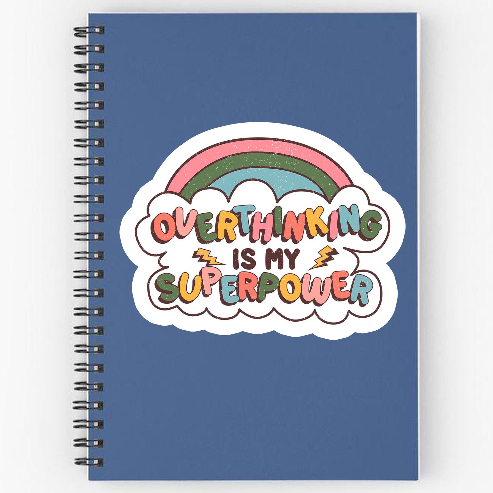 Overthinking is My Superpower Png, Inspirational Quote Png ...
