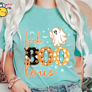 Fab Boo Lous Ghost Halloween Png, Happy Halloween Png, Spooky Season ...