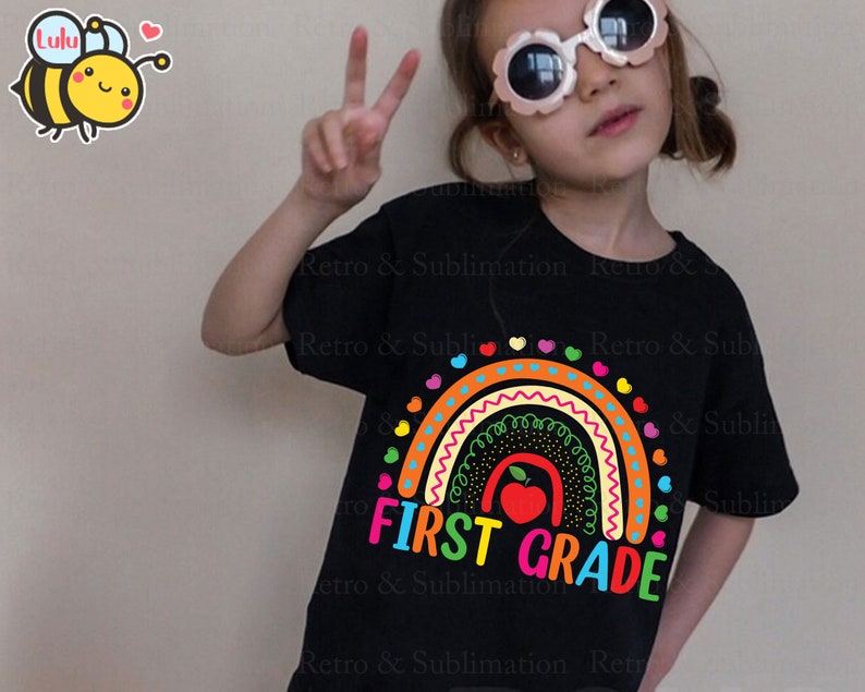 First Day of School Boho Rainbow Svg Bundle, Back to School Svg, 1st ...