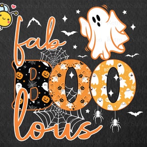 Fab Boo Lous Ghost Halloween Png, Happy Halloween Png, Spooky Season ...