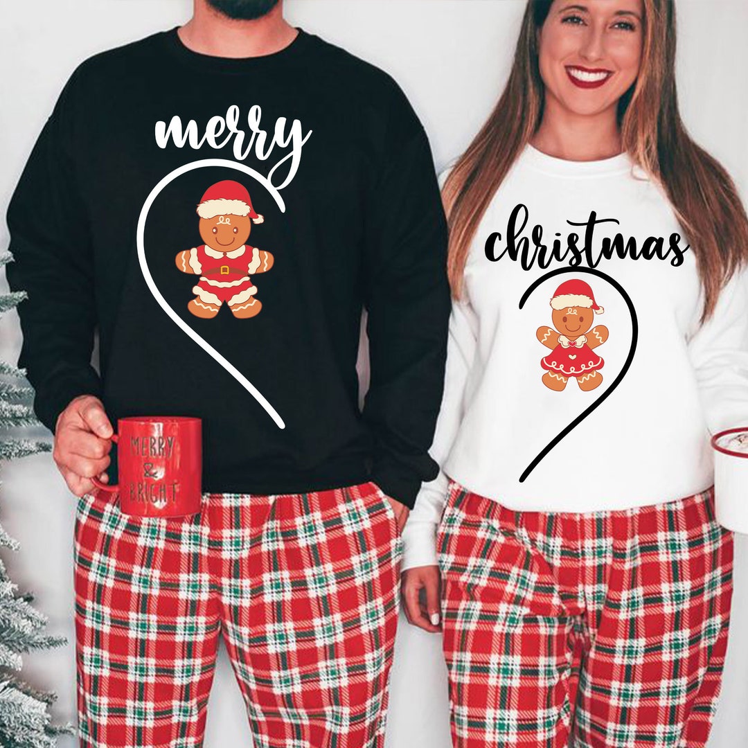 Christmas Couple Merry Christmas Svg, Gingerbread Christmas Svg, Merry ...
