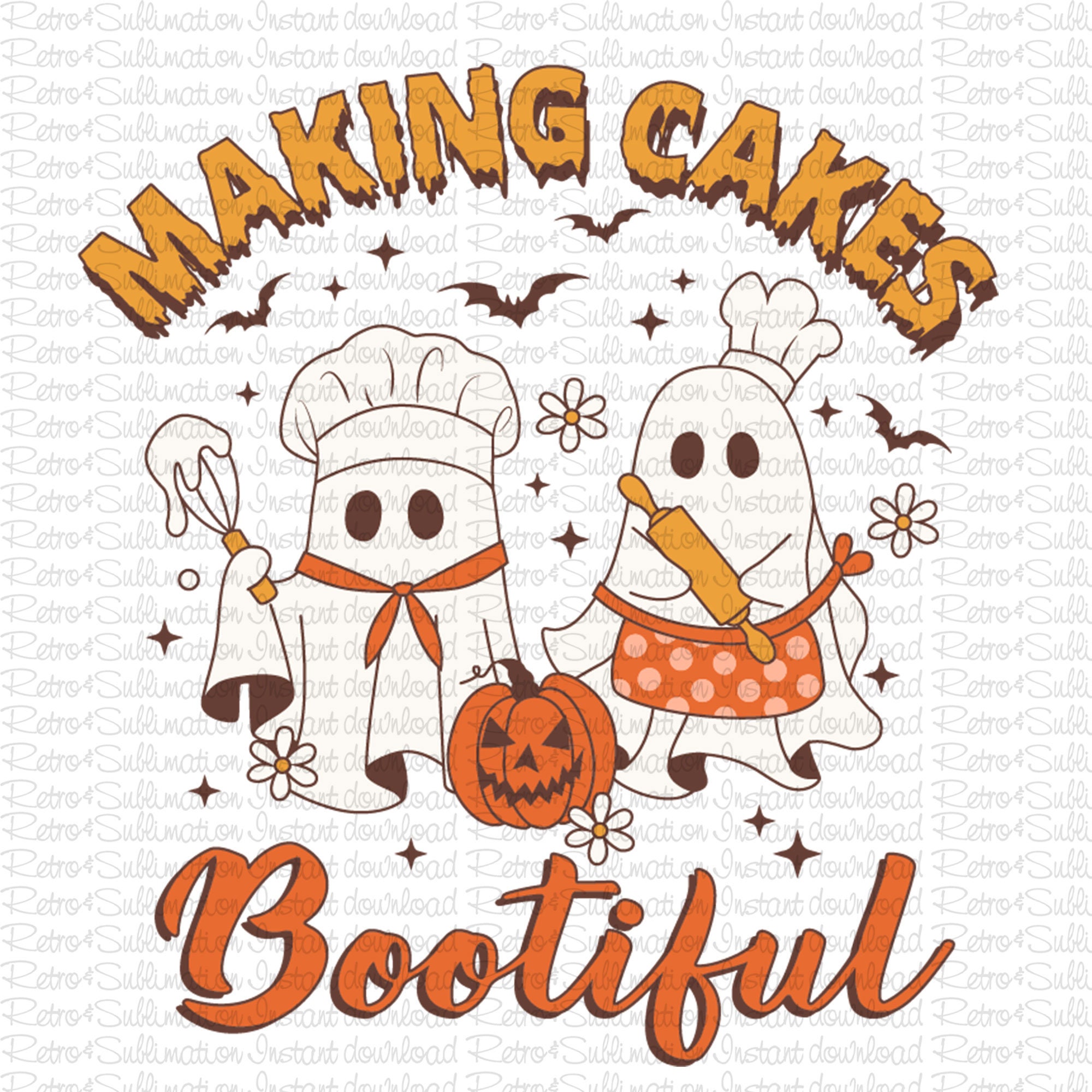 Making Cakes Bootiful Svg, Spooky Baker Halloween Svg, Baking Ghost Svg ...