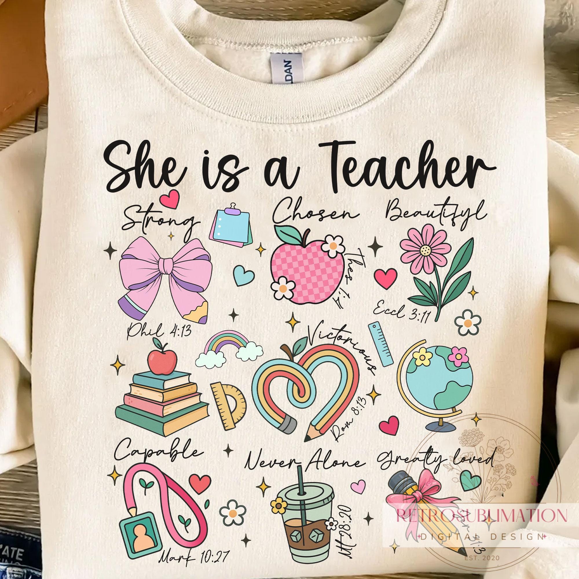 Coquette Teacher Floral Png, Teacher Life Png, Back to School Png, Cute ...