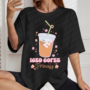 Iced Coffee Princess PNG, Iced Coffee Png, Iced Coffee Sticker, Iced ...