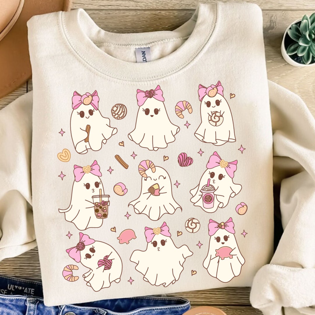 Conchas and Cucuys Mexican Ghost Svg, Coquette Ghost Svg, Spooky ...