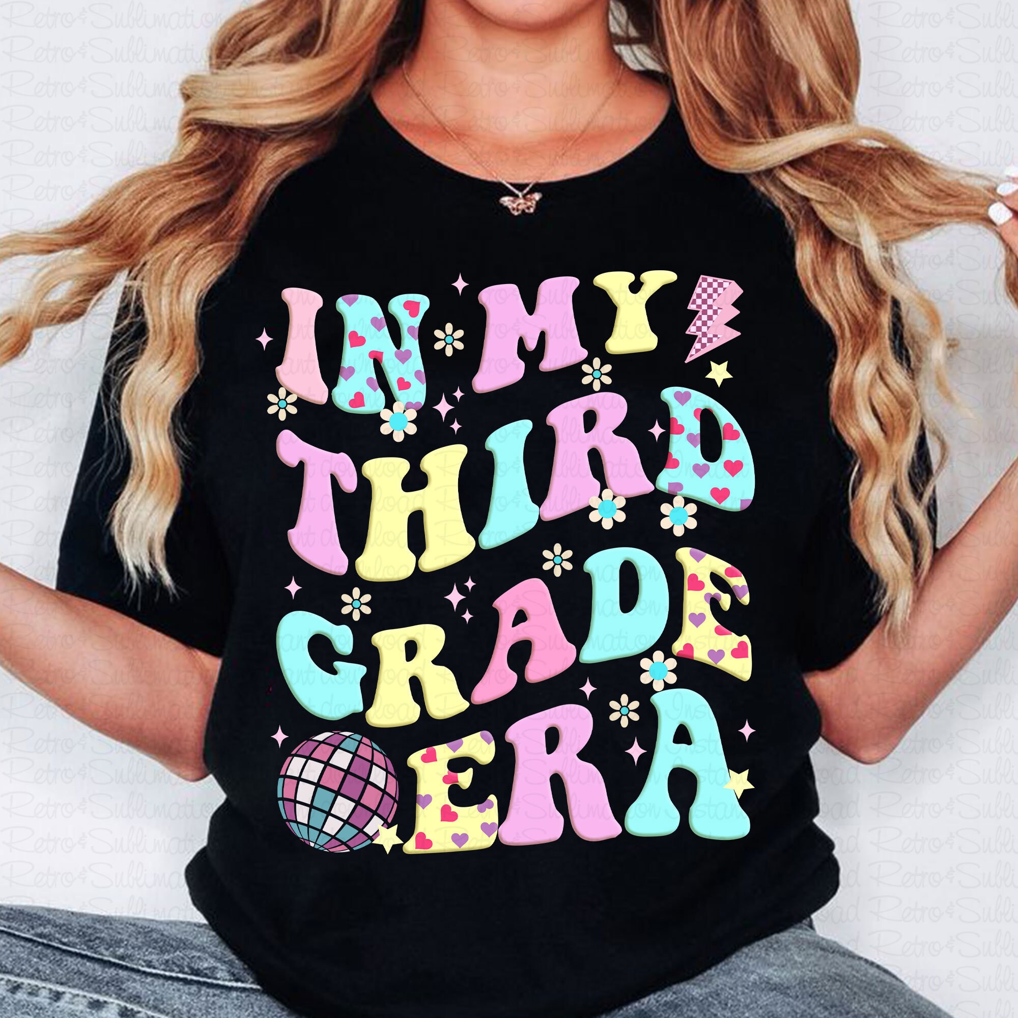 In My Third Grade Era Png, First Day of 3rd Grade Shirt Design, Back to ...