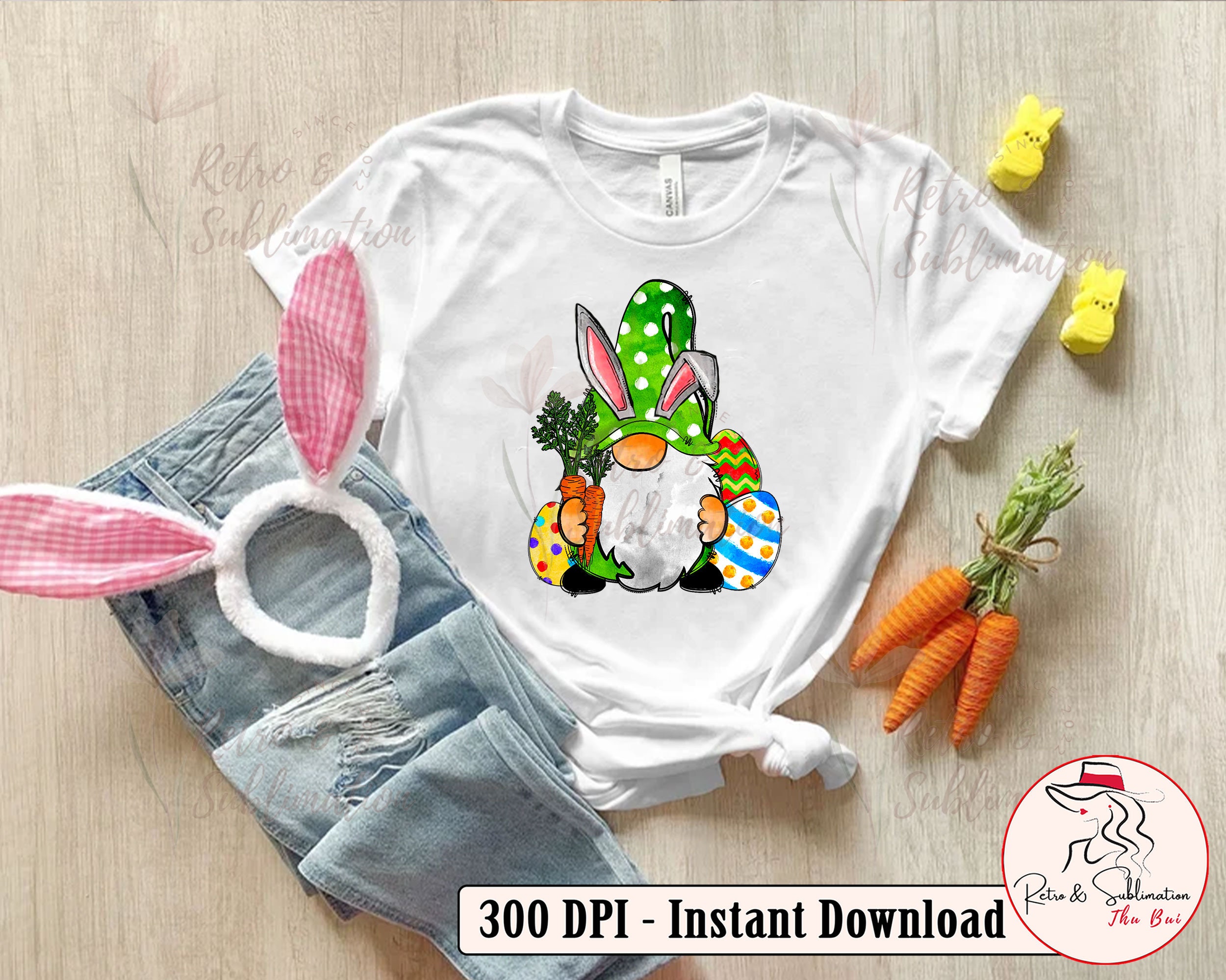 Gnome Png Easter Png Easter Gnome Png Easter Bunny Happy - Etsy