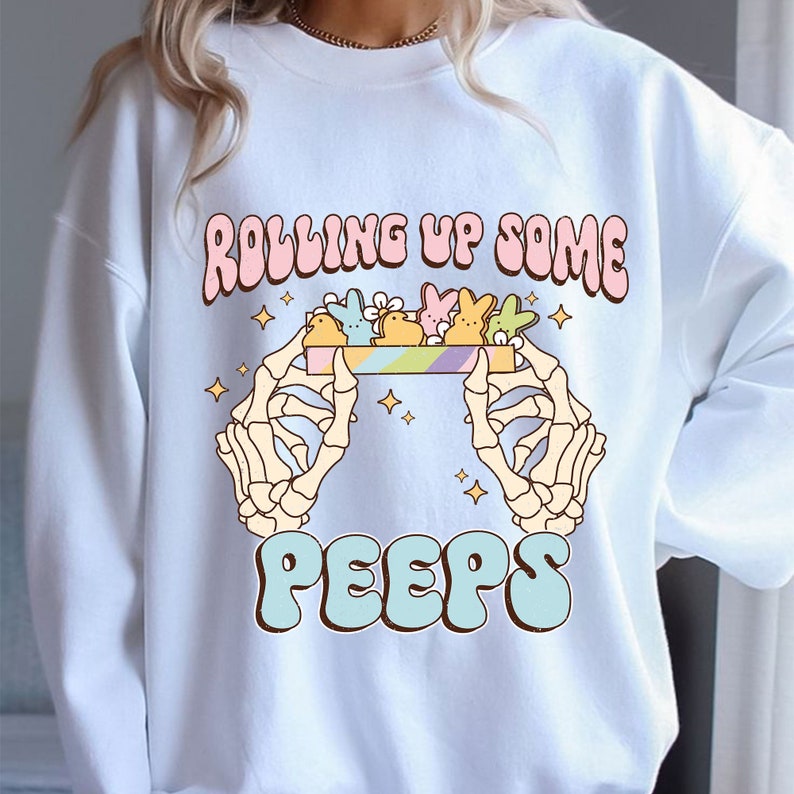 Rolling up Some Peeps Png, Skeleton Easter Png, Easter Day Png, Easter ...