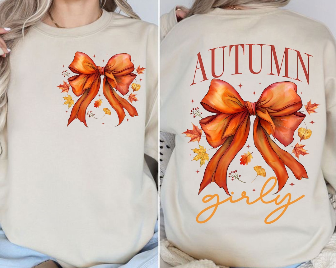 Autumn Girly Png, Coquette Fall Png, Fall Vibes Png, Autumn Leaves Png ...