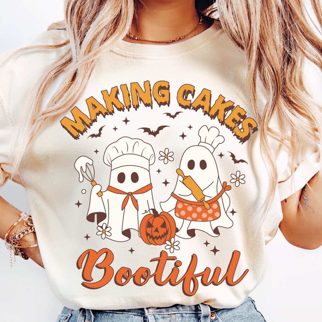 Making Cakes Bootiful Svg, Spooky Baker Halloween Svg, Baking Ghost Svg ...